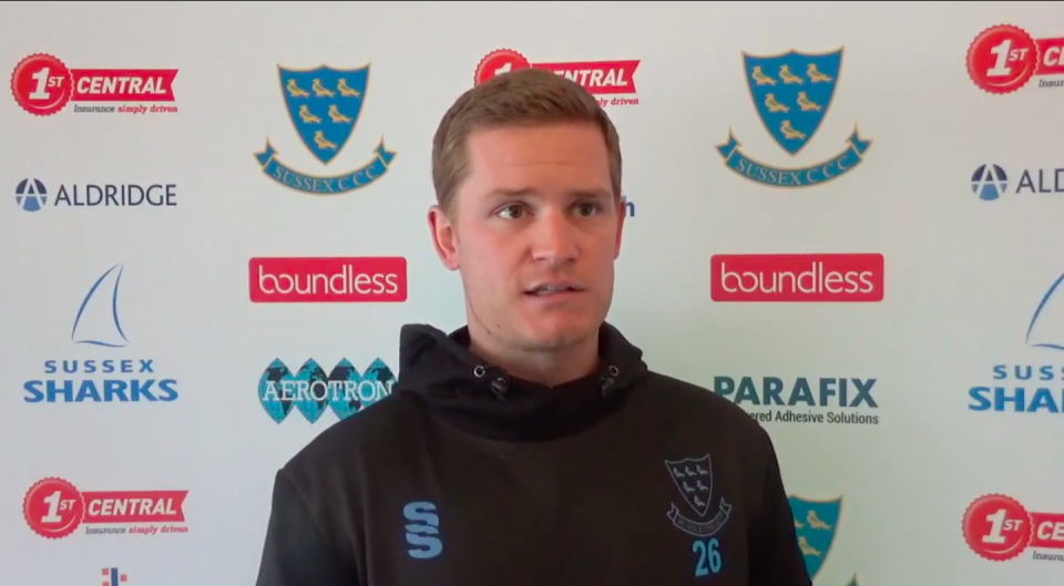 Ben Brown reacts to his appointment as club captain | Sussex Cricket