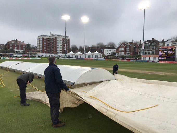 Stiaan van Zyl scores century before rain ruins final day against ...