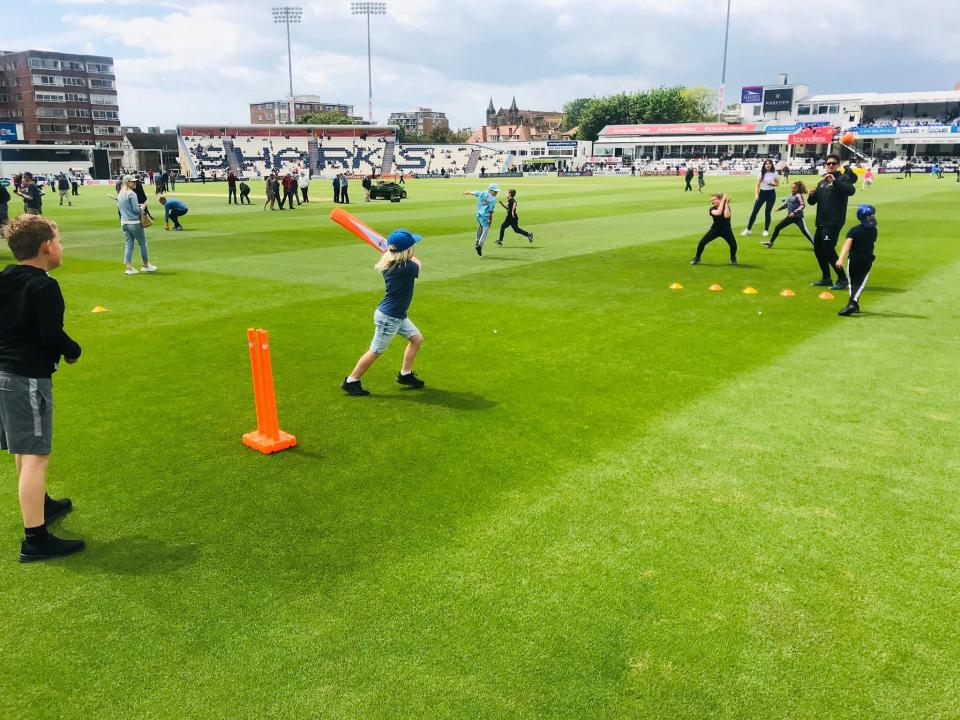 Children invited to play on outfield at first Street Cricket day ...