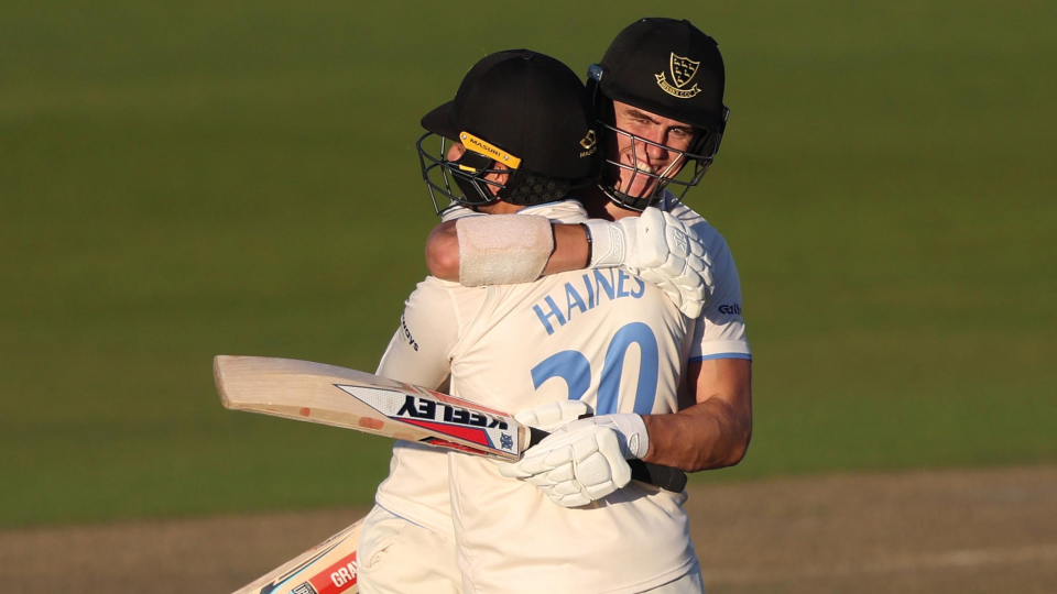 Orr and Haines erase arrears in emphatic style | Sussex Cricket